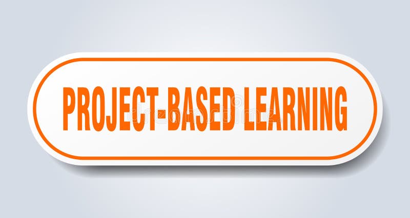 Project-based Learning Sticker. Stock Vector - Illustration of rounded ...