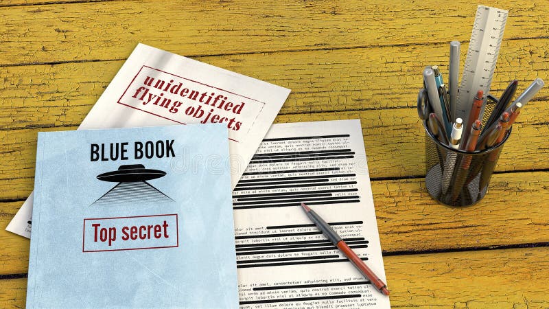 Project Blue Book. Ufo. Declassified Documents and Files, Top Secret ...