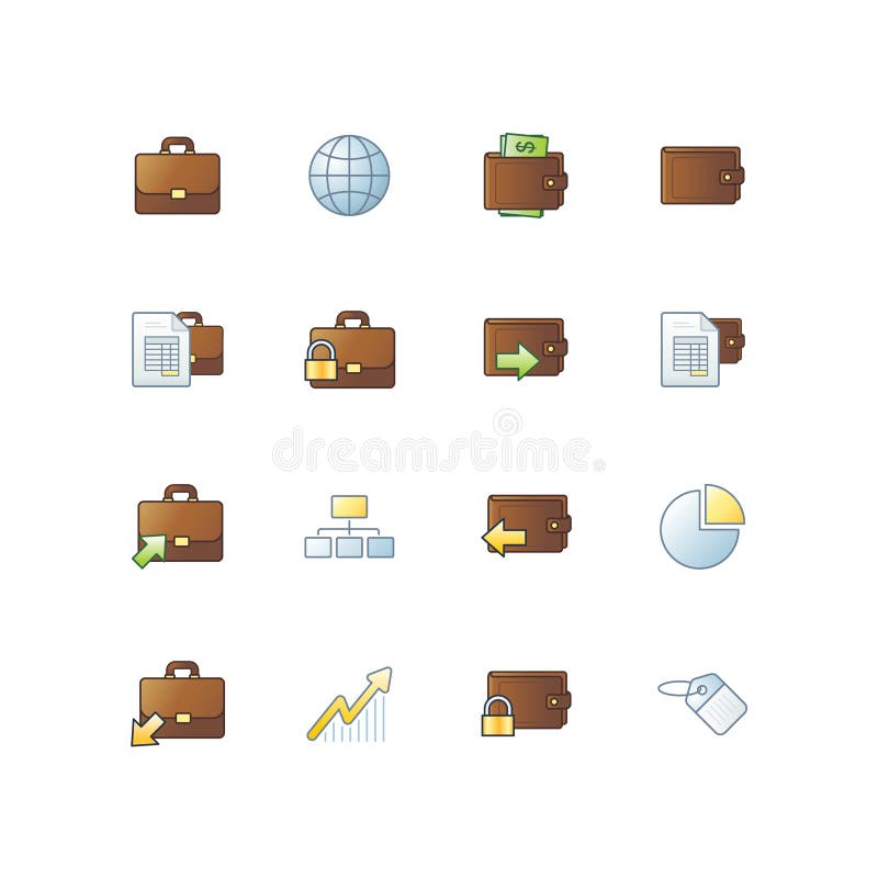 Project business icons stock vector. Illustration of chart - 3474637