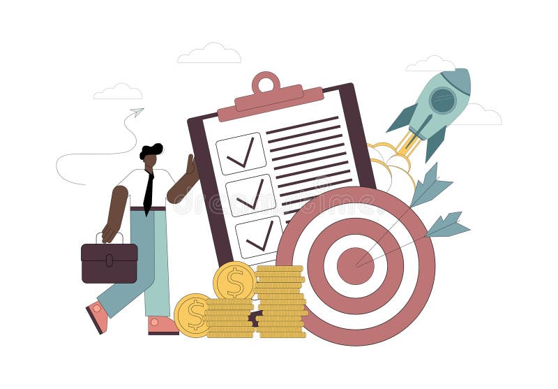 Project Closure. Project Life Cycle Management Stock Vector ...