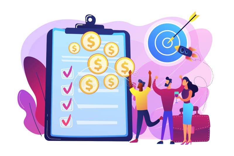 Project Closure Vector Illustration Stock Vector - Illustration of task ...