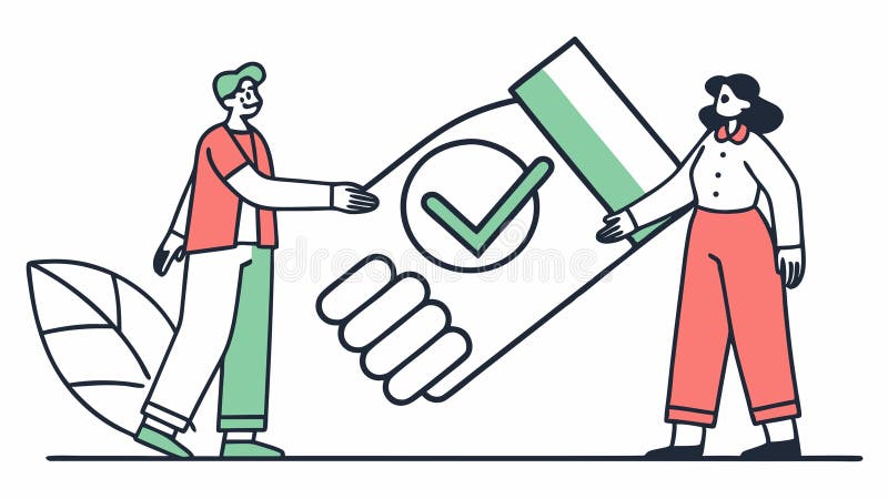 Project Completion, Handshake & Checklist, Vector Design Generative AI ...