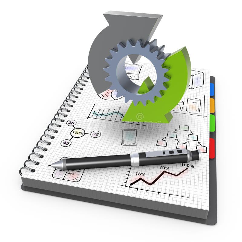 Project concept stock illustration. Illustration of planning - 47473619