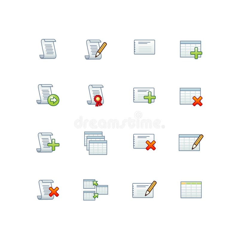 Project database icons stock vector. Illustration of link - 3222407