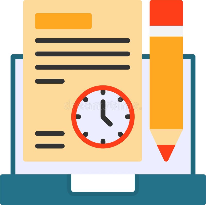 Project Deadline Vector Icon Design Stock Illustration - Illustration ...