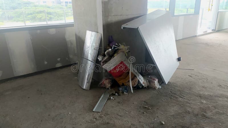 Project Debris Inside a Construction Site at Undisclosed Location ...