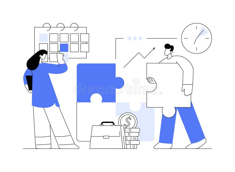 Project Delivery Abstract Concept Vector Illustration. Stock Vector ...