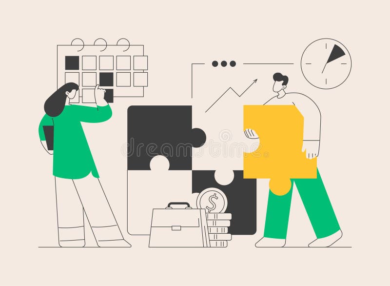 Project Delivery Abstract Concept Vector Illustration. Stock Vector ...