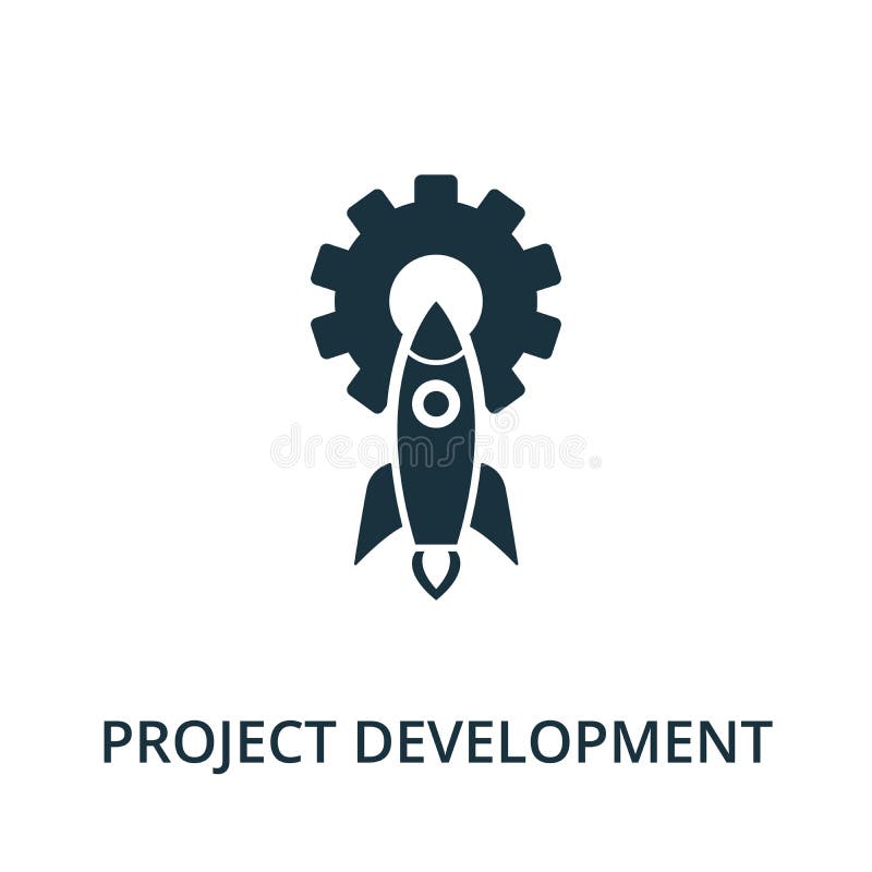 Project Development Icon from Reputation Management Collection. Simple ...