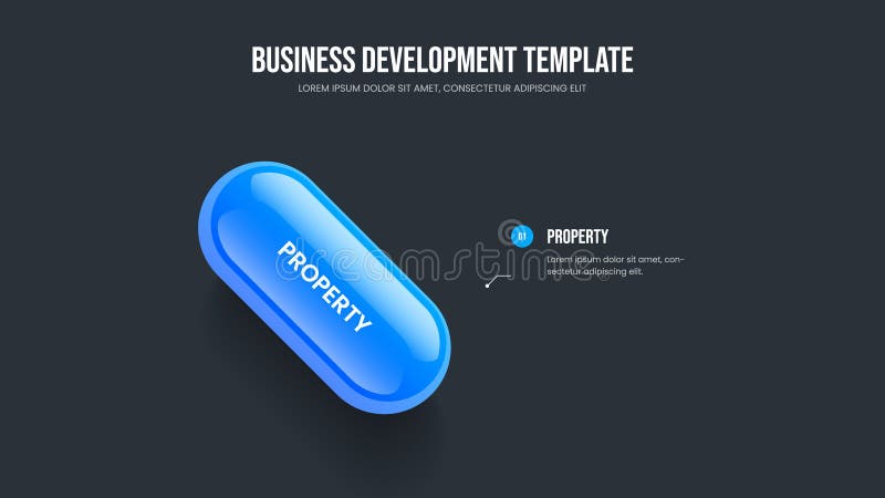 Project Development 1 Option Infographic Frame Template Stock Vector ...