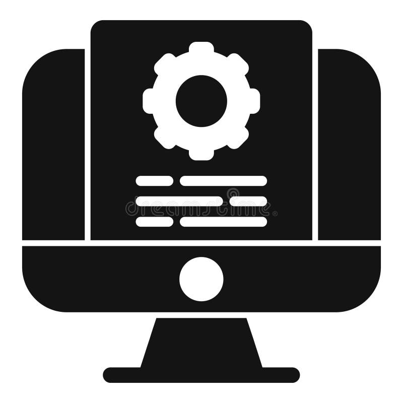 Project Document Icon Simple Vector. Data Support Stock Illustration ...