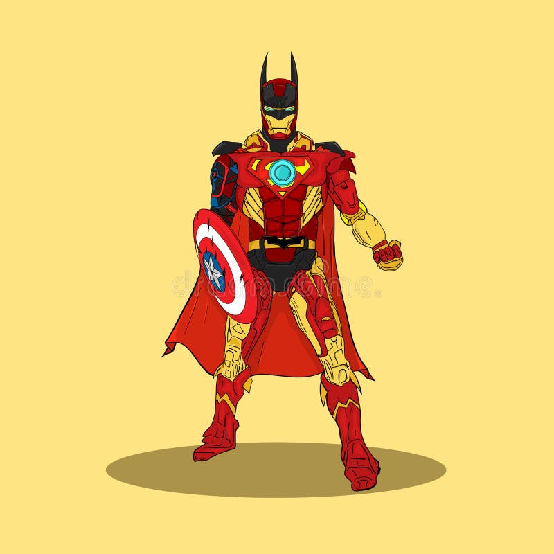 Avengers digital character editorial stock photo. Illustration of comic ...