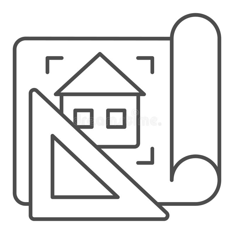 House Construction Line Drawing Stock Illustrations – 40,785 House ...