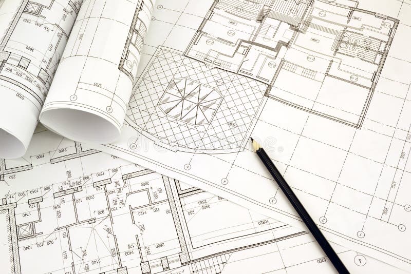 Project drawings stock image. Image of concepts, draw - 47963685