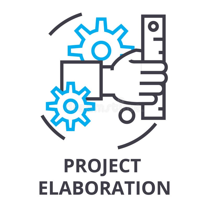 Project Elaboration Linear Icon Concept. Project Elaboration Line ... Project Elaboration Linear Icon Concept. Project Elaboration Line ...