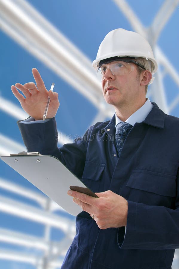 Project Engineer stock photo. Image of hard, planner, headwear - 7958042