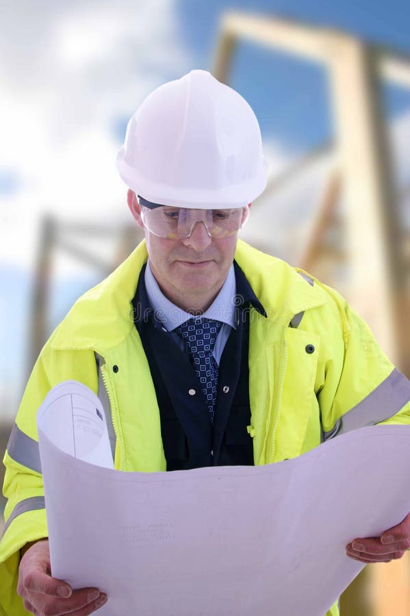 Project Engineer stock image. Image of hard, glasses, building - 7967251