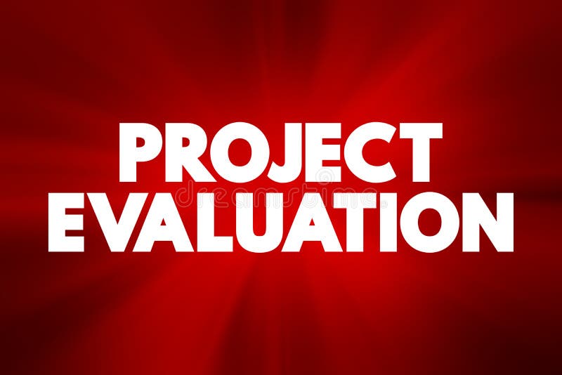 Project Evaluation - Systematic and Objective Assessment of an Ongoing ...