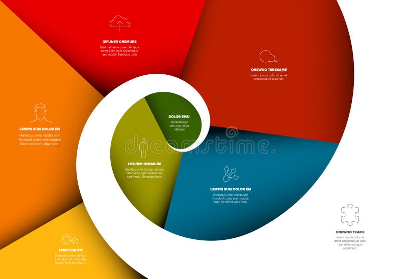 Project Evolution Timeline Template Stock Vector - Illustration of ...