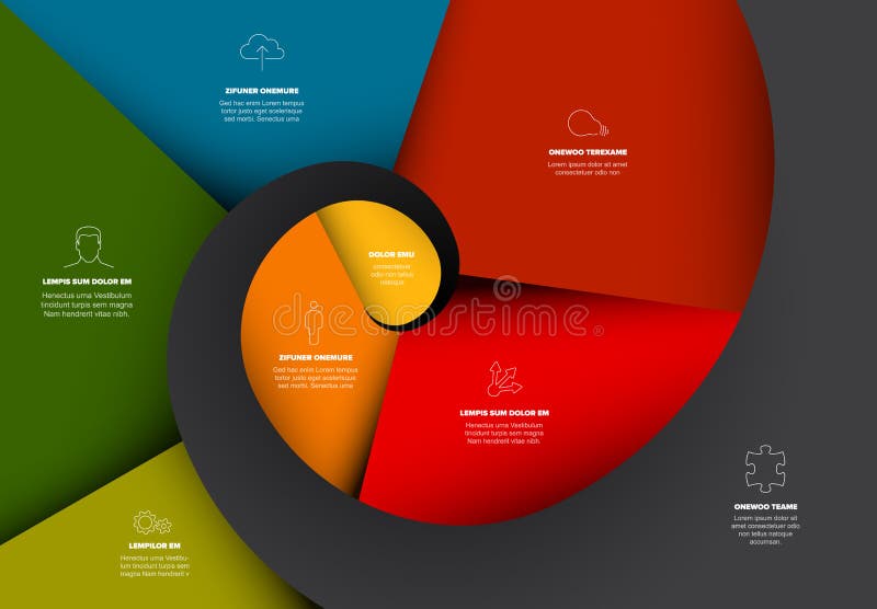 Project Evolution Timeline Template Stock Vector - Illustration of ...
