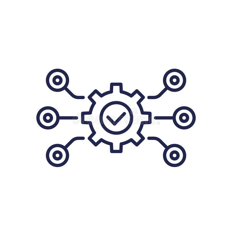 Project Execution Line Icon on White Stock Illustration - Illustration ... Project Execution Line Icon on White Stock Illustration - Illustration ...