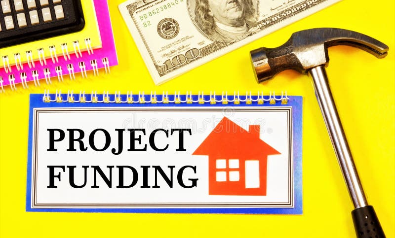 Project Financing-text Label in the Planning Notebook. Stock Photo ...