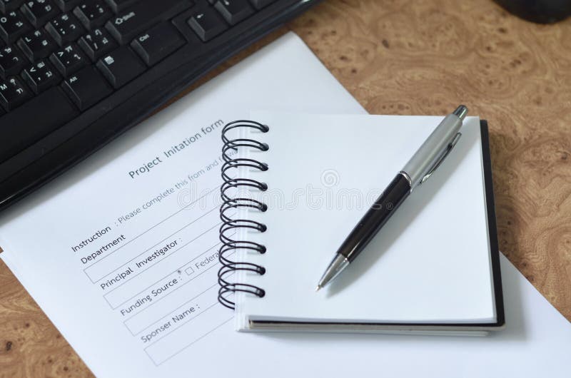 Project form stock image. Image of paper, keybord, project - 41625153