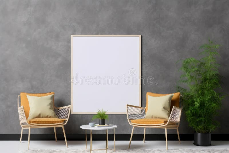 Project Frame Board Hall. Generate Ai Stock Illustration - Illustration ...