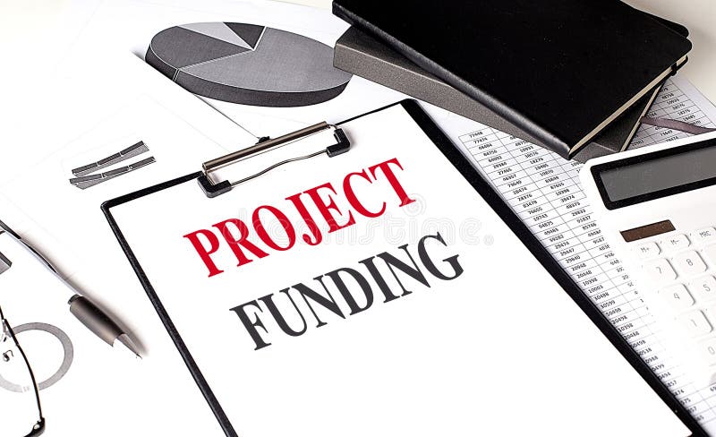 PROJECT FUNDING Text on Clipboard on Chart with Notebook and Calculator ...