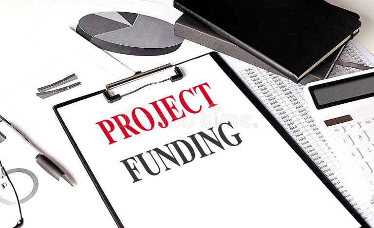 PROJECT FUNDING Text on Clipboard on Chart with Notebook and Calculator ...