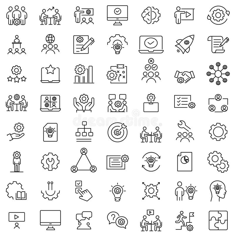 Project Group Icon Images stock illustration. Illustration of ...