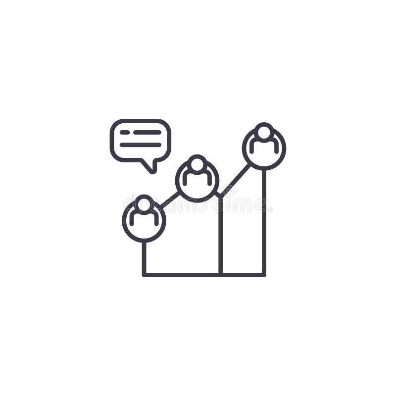 Project Horizons Linear Icon Concept. Project Horizons Line Vector Sign ...