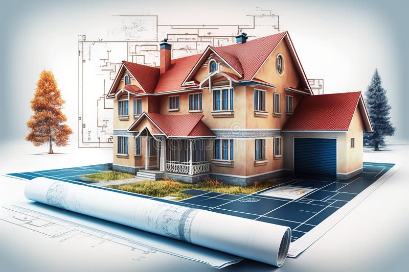 Project Housing Blueprints Architect House Residential Stock ...
