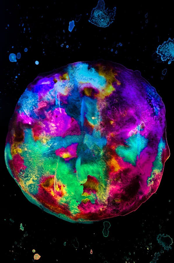 Project Imagine the Colours Space Stock Illustration - Illustration of ...