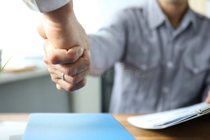 Project Implementation, Agreement and Contract. Stock Image - Image of ...