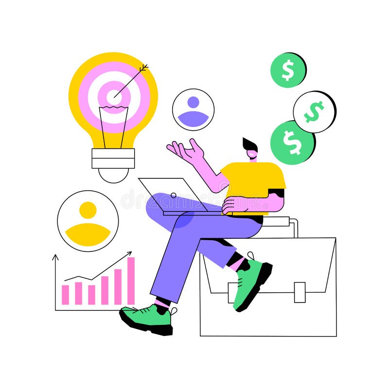 Project Initiation Abstract Concept Vector Illustration. Stock ...