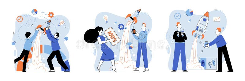 Project Launch. a Development Project Idea, Foundation Stone of ...