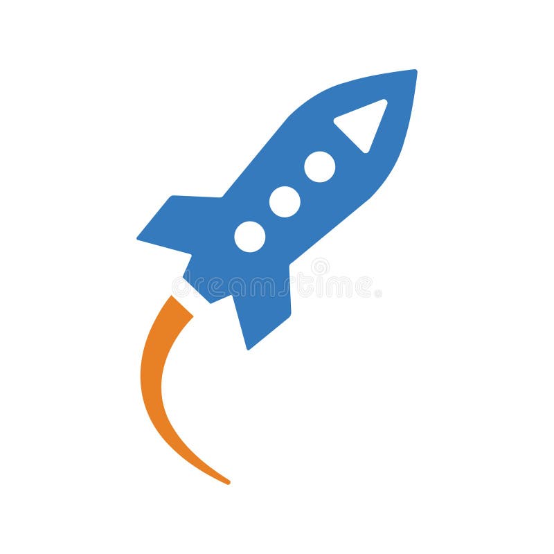 Project Launch icon stock illustration. Illustration of startup - 273349546