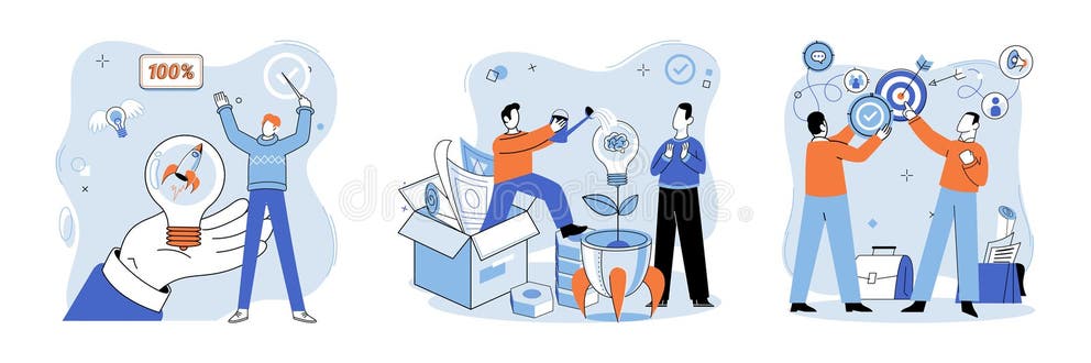 Project Launch. Project Launch Management, Captain Steering Ship ...