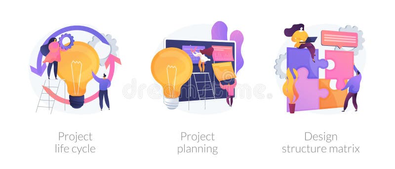 Project Life Cycle Abstract Concept Vector Illustrations. Stock Vector ...
