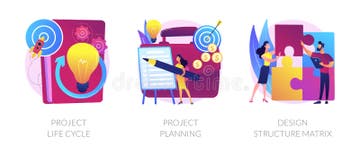 Project Life Cycle Abstract Concept Vector Illustrations. Stock Vector ...