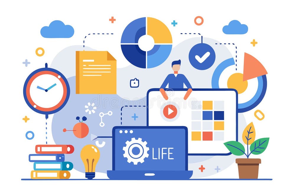 Project Life Cycle Concept on Workflow Optimization with Various Graphical Elements Representing ...