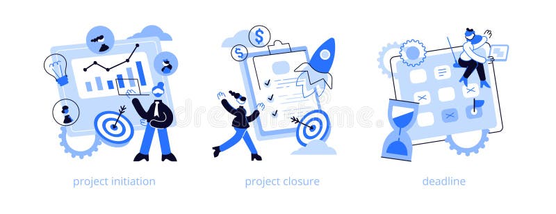 Project Lifecycle Isolated Cartoon Vector Illustrations Se Stock Vector ...