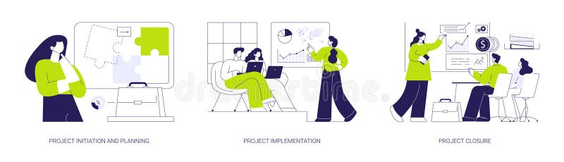 Project Lifecycle Abstract Concept Vector Illustrations. Stock Vector ...