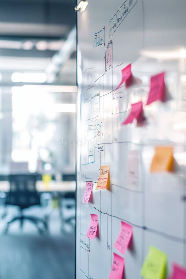 Project Lifecycle Management, Team Brainstorming Session with a ...