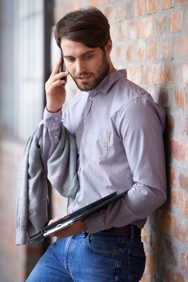 Project, Listening or Businessman on a Phone Call Talking, Networking ...