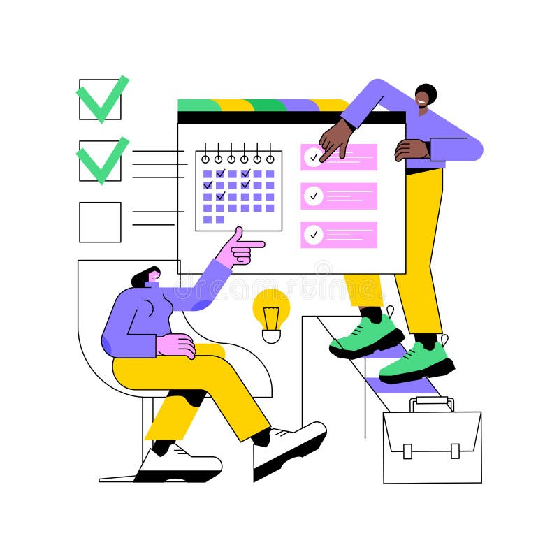 Project Management Abstract Concept Vector Illustration. Stock Vector ...