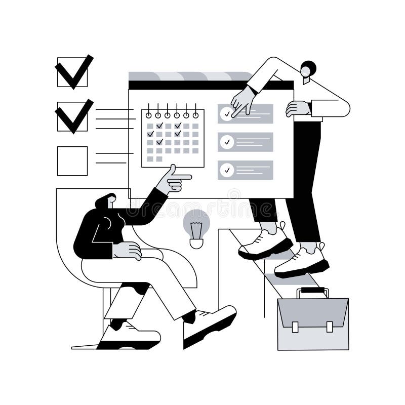 Project Management Abstract Concept Vector Illustration. Stock Vector ...