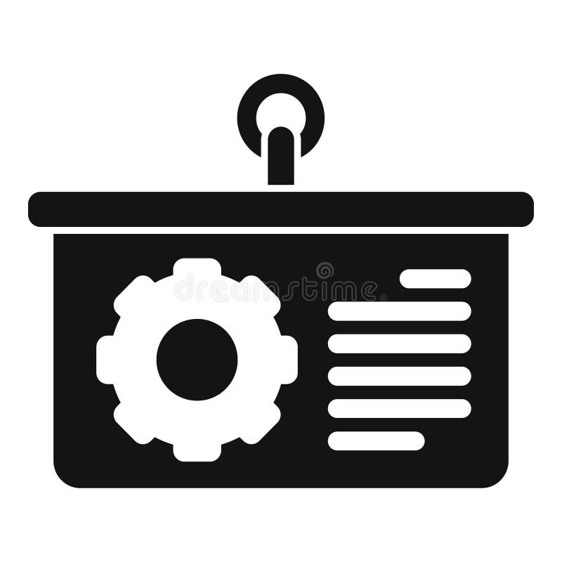 Project Management Board with Gear and Text Representing Strategy Plan ...