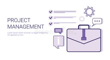 Project Management Banner Stock Illustrations – 31,357 Project ...